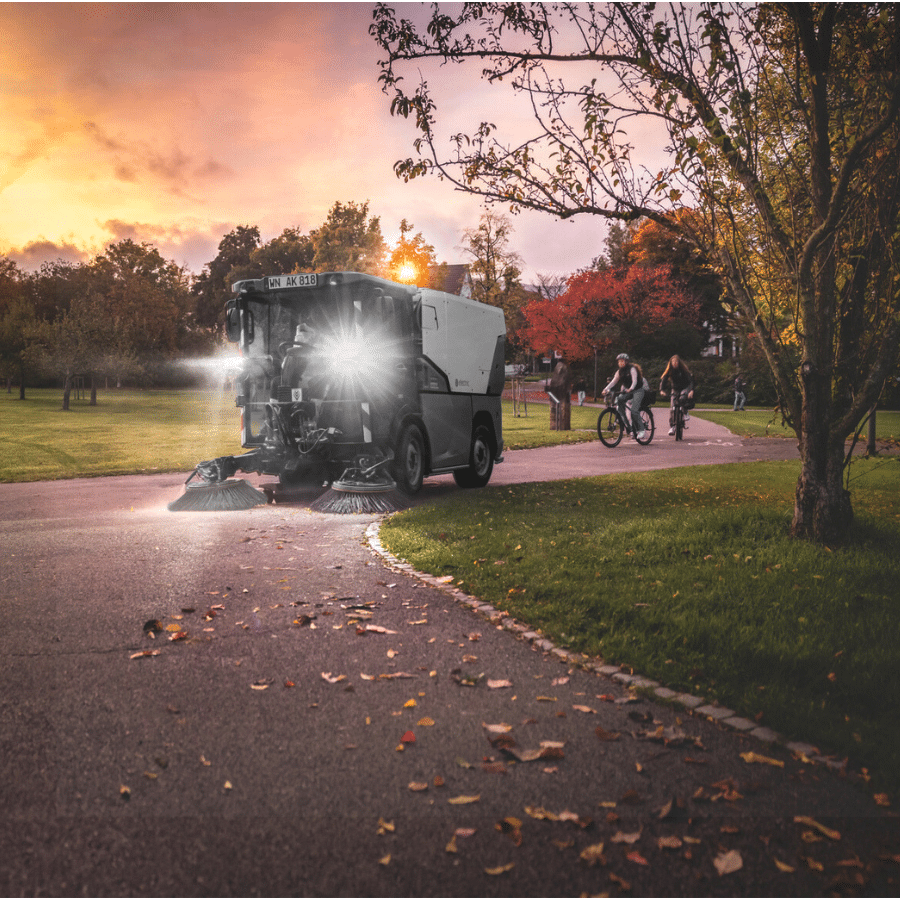 Municipal Street Sweepers and Articulating Tractors